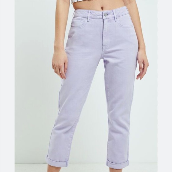 PacSun | Jeans | Purple Rolled Mom Jean | Poshmark